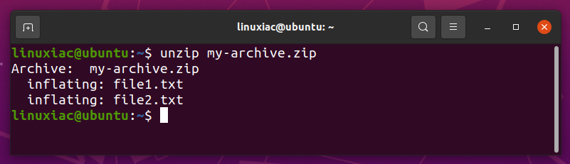 How To Unzip Files In Linux with Examples 
