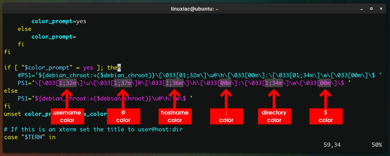 How To Change The Colors Of Your Bash Shell Prompt On Linux