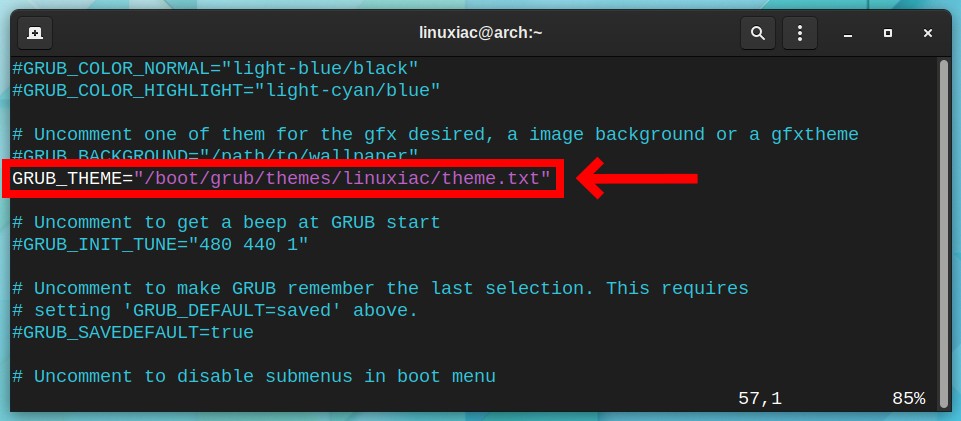 How To Apply A Theme To GRUB Boot Loader Quickly And Easily